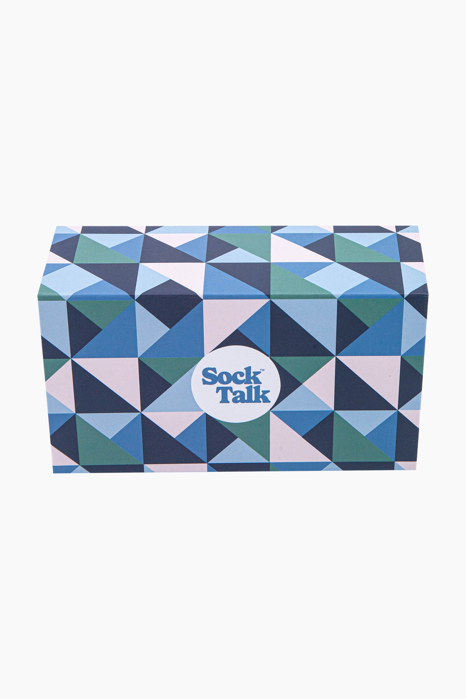 Sock Trio Gift Wrap - Blue, Abstract – Sock Talk UK